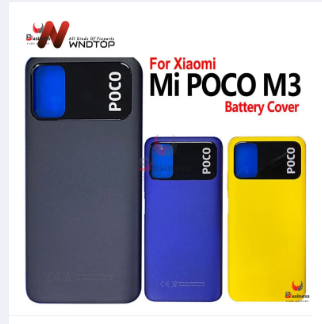 For Xiaomi Poco M3 Battery Cover Back Rear Door Housing Case POCO M3 ...