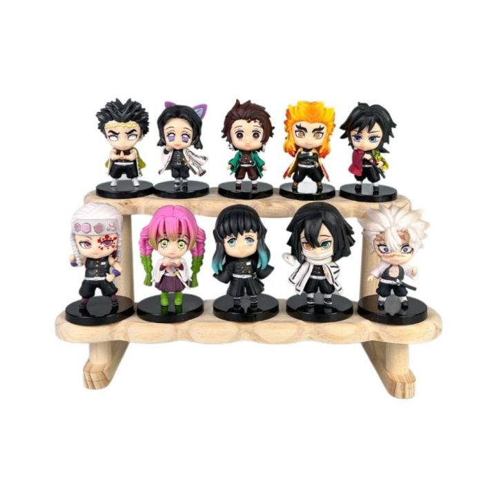 10Pcs/Set Hashira PVC Demon Slayer Figures Agatsuma Zenitsu Hashibira ...