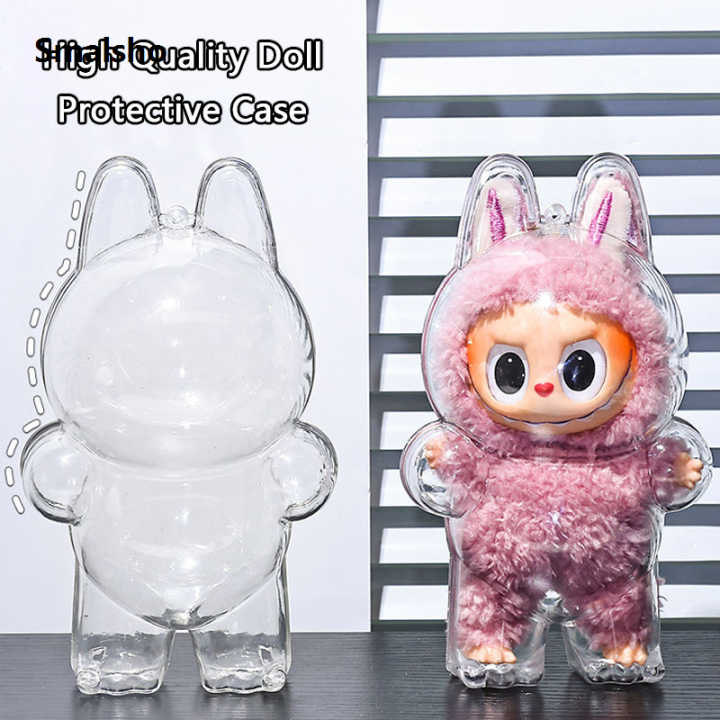 LABUBU V1 V2 Transparent Protective Case Ultimate Armor Dustproof ...