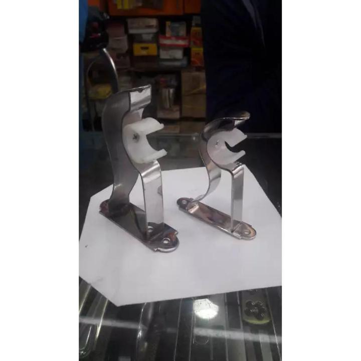 SS Curtain Rod Holder For 1 Inch Pipe- 1 pair | Daraz.com.bd