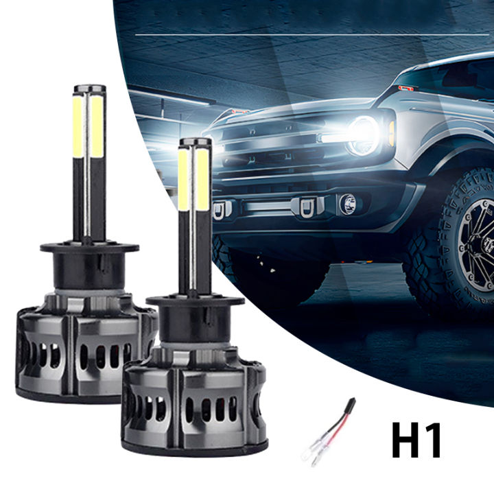 New 2Piece New tyle 200W Car Canbu Headlight 20000LM H1 LED H1 6000K Auto Fog Light | Daraz.com.bd