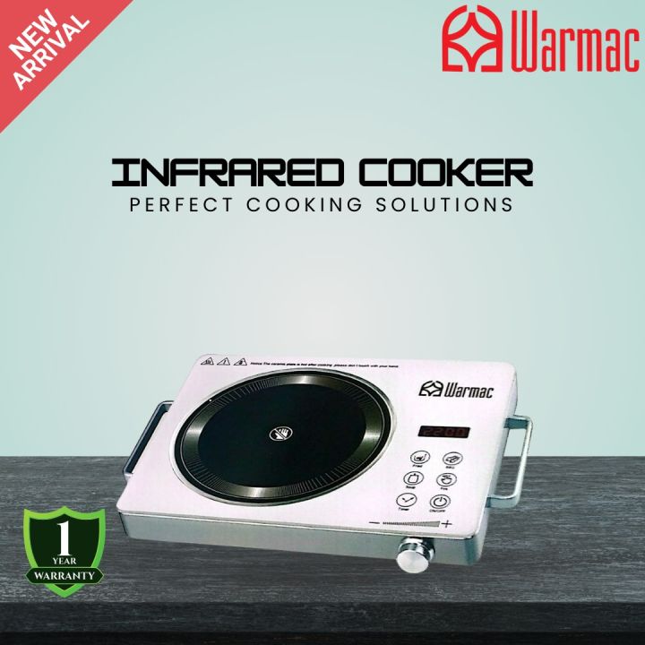 Warmac Infrared Cooker W1001 – 2200W Max Power, Zero Radiation, Safe ...