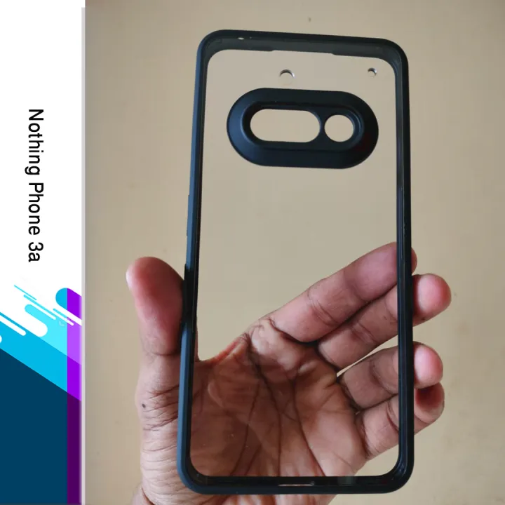 For Nothing Nothing Phone 3A - Q Series Shockproof Transparent Back ...