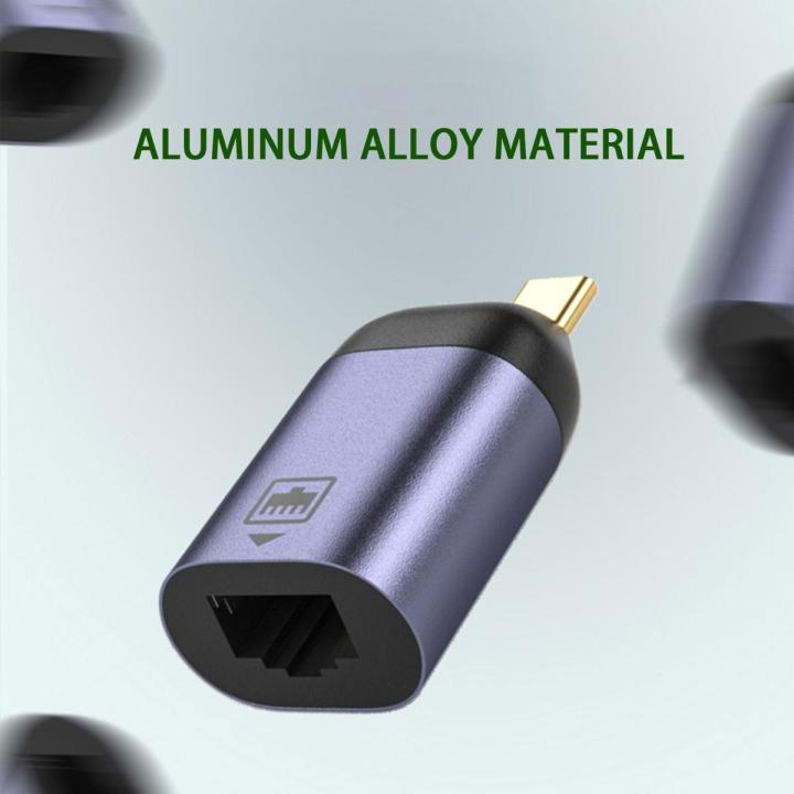 USB C To Ethernet Adapter Portable Cable Adapter USB Type C To Ethernet ...