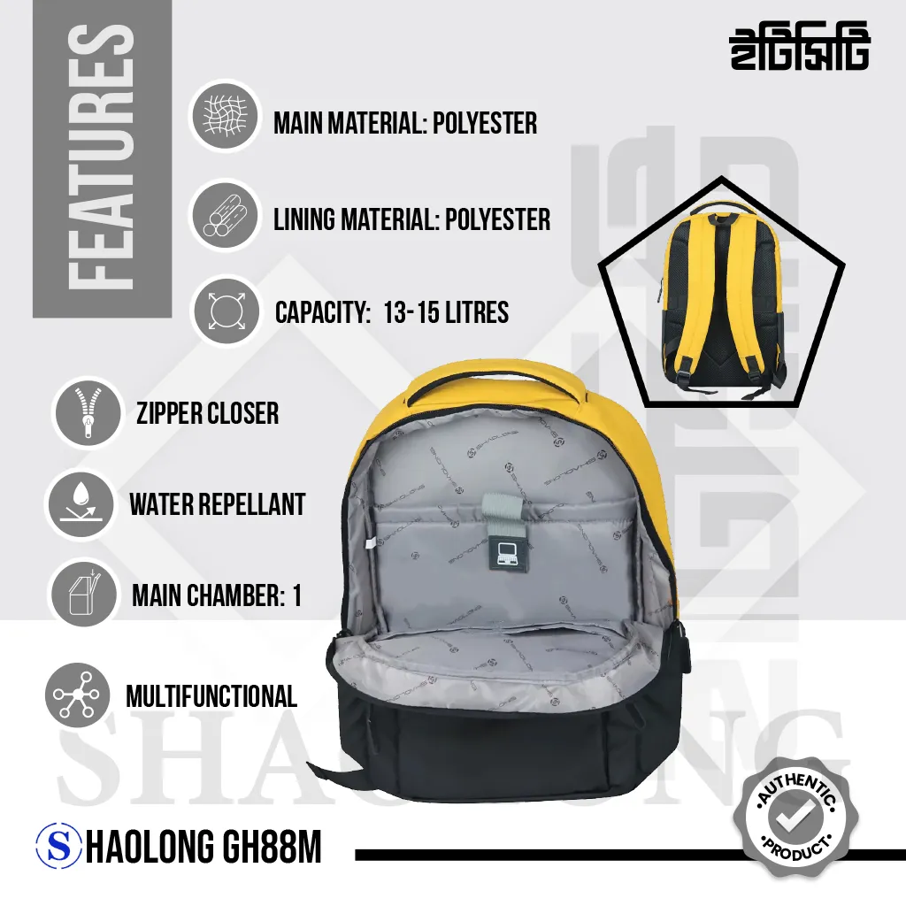 SHAOLONG GH88M Backpack with Laptop Part | Daraz.com.bd
