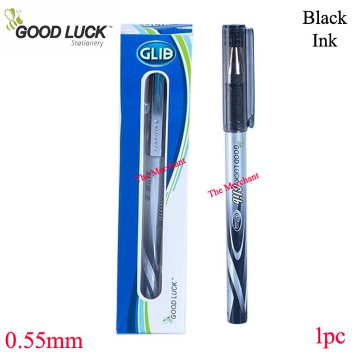 Good Luck Glip Gel Pen - 0.55mm - Black Ink - 1pc | Daraz.com.bd