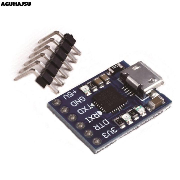 【happy one】CJMCU CP2102 MICRO USB to UART TTL Module 6Pin Serial STC FT232 for arduino | Daraz ...