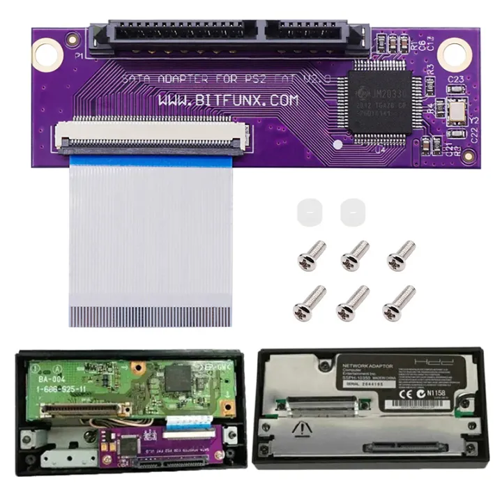 SATA Game Adapter Upgrade Board For SONY Playstation 2 PS2 IDE Network ...