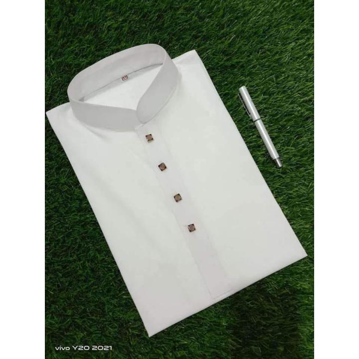 Indispensable -Stylish Semi Long White Punjabi for Men Panjabi New ...