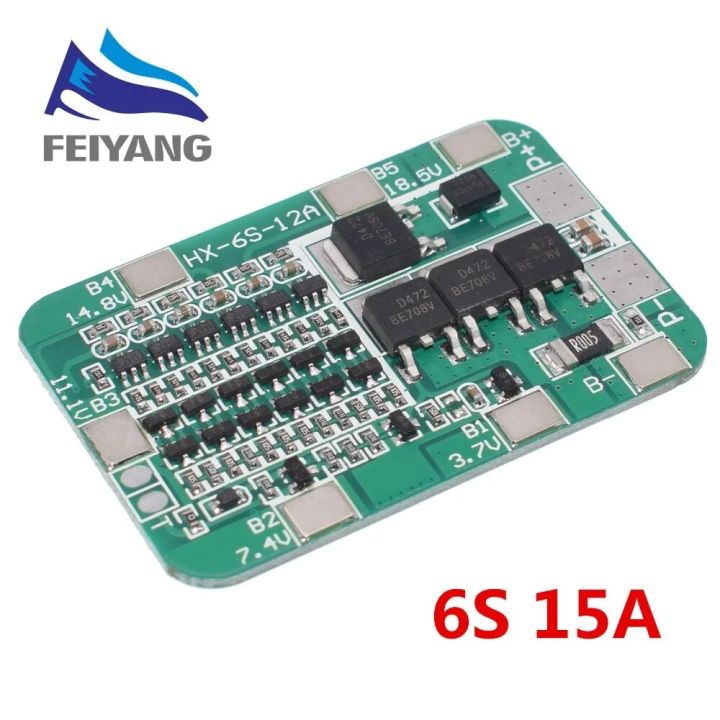 【Daily Necessities For Anyone Store】6S 24V PCB BMS Protection Board for ...