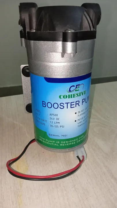 75 GPD Booster Pump/Motor RO (Reverse Osmosis) - Cohesive - Enhanced ...