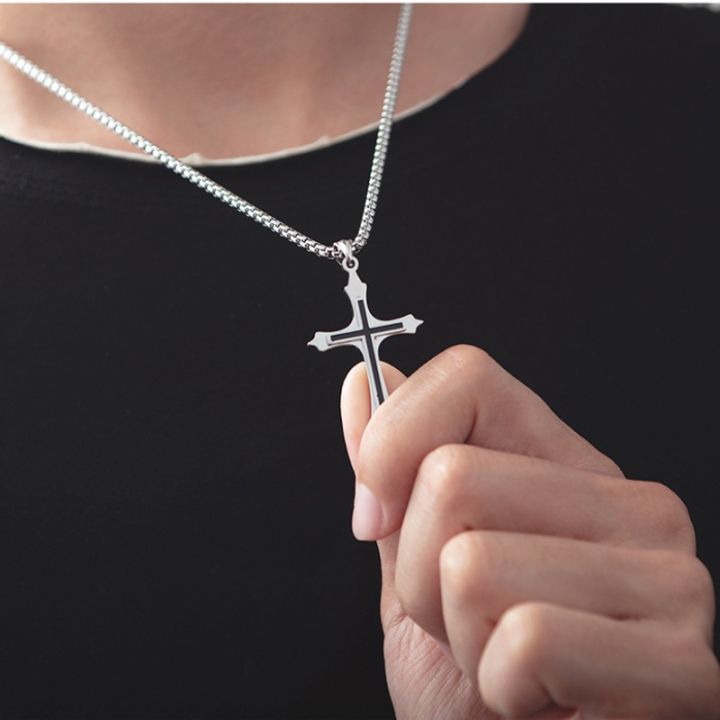 【3C VictoryEagle】Ordinary Fashion Cross Necklace - for Both Women and ...