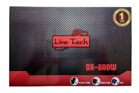 Live Tech DX-600W Power Supply | Daraz.com.bd