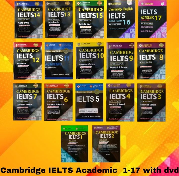 Cambridge IELTS With Answer 1-17 (Academic) With DVD | Daraz.com.bd