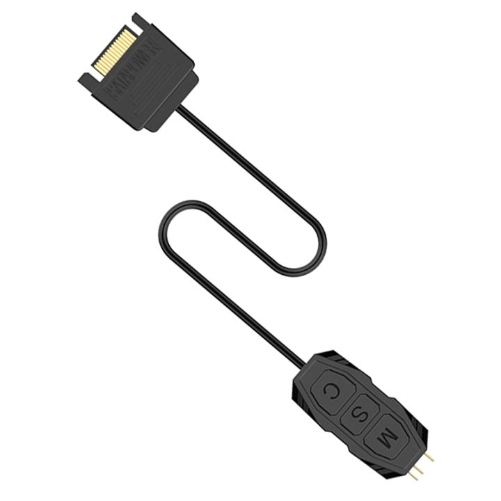 Argb Mini Controller 5v 3pin To SATA Powered Built-in Light For Cpu ...