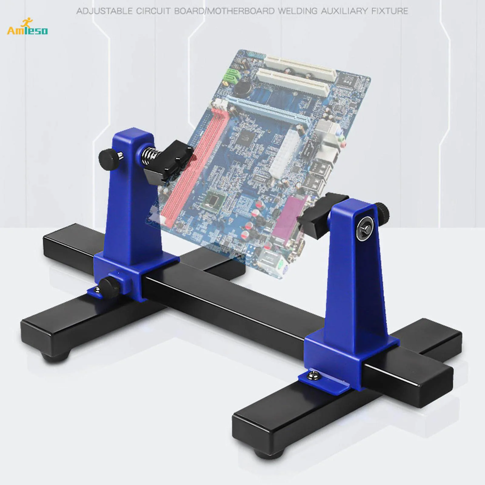 PCB Holder for Clamping PCB Soldering Assembly Stand Circuit Board ...