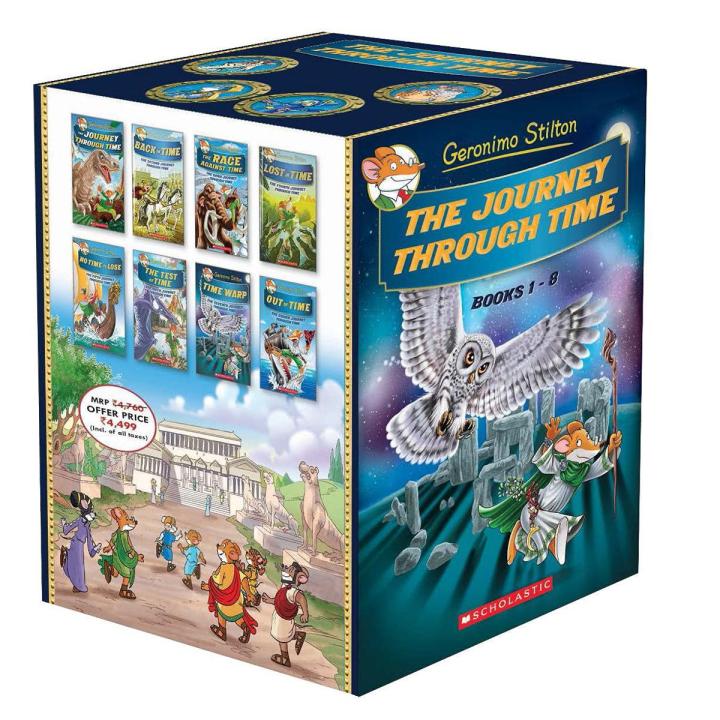 Geronimo Stilton Journey Through Time Box Of 8 Books | Daraz.com.bd