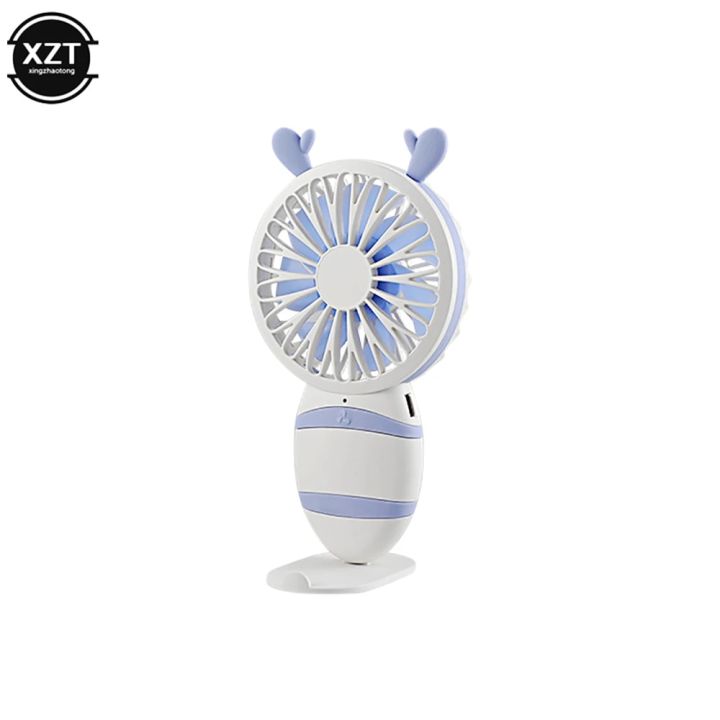 Small Bee Portable Handheld Cooling Fan USB Rechargeable Eyelash Fan 3 ...