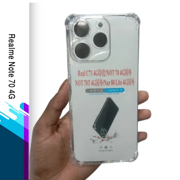 For Realme Note 70 4G - USG Crystal Clear Soft TPU Ultra-Thin ...