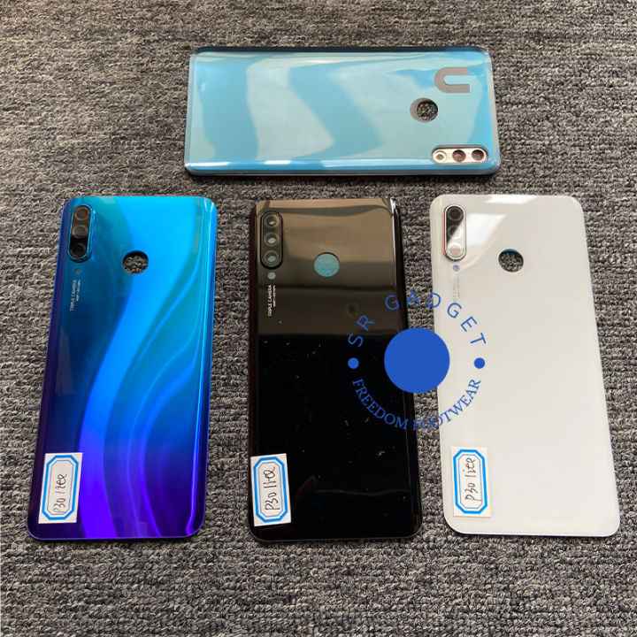 Replacement Backshell Glass Panel for Huawei P30 Lite Battery Back Door Housing With Camera Lens ...