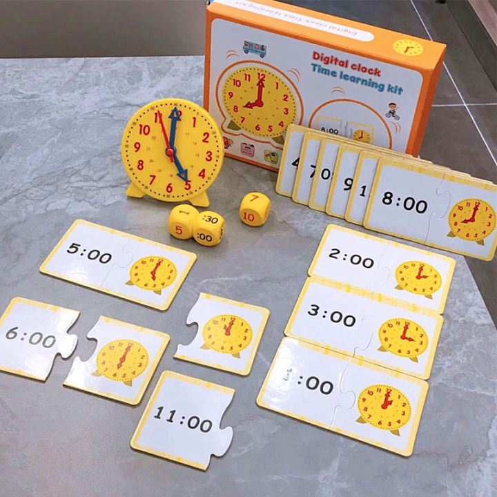 Understanding Time Children's Clock Model Kindergarten Teaching Mold ...
