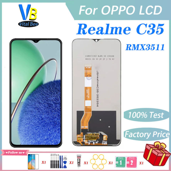 LCD For Realme C35 RMX3511 LCD Display Touch Screen Digitizer Assembly ...