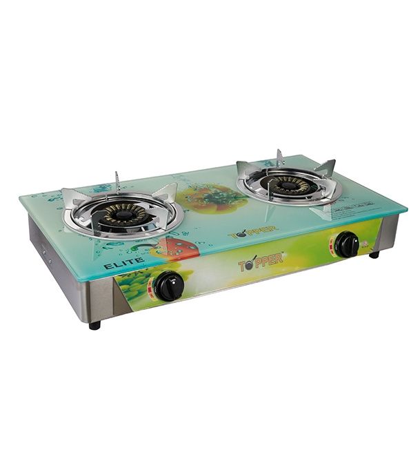Rfl-TOPPER Elite Double Glass Auto Stove LPG 805324 | Daraz.com.bd