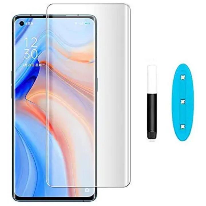 OPPO Reno 4 Pro Tempered Glass UV Screen Protector | Daraz.com.bd