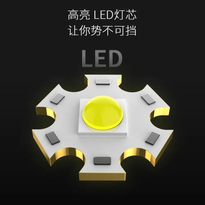 LEDSuper Bright Power Torch Rechargeable Floodlight Spotlight Long Shot ...