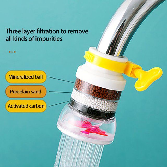 Carbon Filtration Fluoride Faucet Hard 1Pack Activated Heavy Mount ...