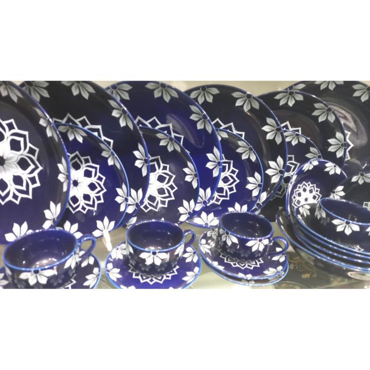 Colorful flower dinner set 32 pcs | Daraz.com.bd