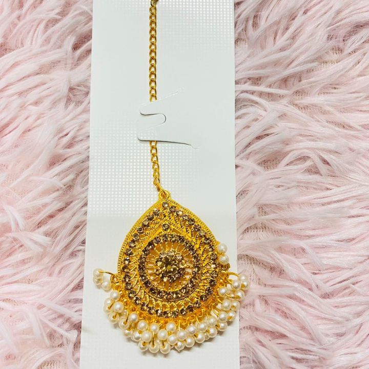 Stylist Golden indian Tikli For Women | Daraz.com.bd