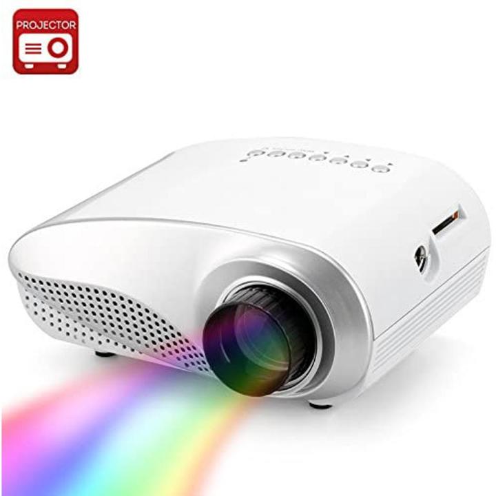 1080p Mini Multimedia LED Projector - 320x240 Resolution, 1000:1 ...