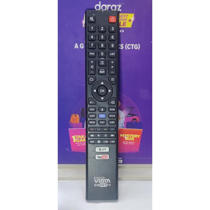 Singer Vista LED TV Remote - Your Gateway to Entertainment - Easy ...