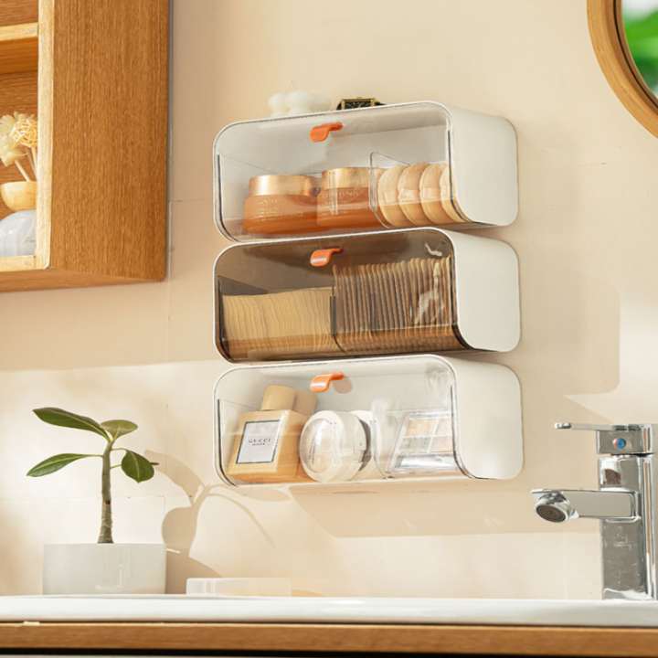Toilet storage box, desktop dressing table, wall mounted storage rack ...