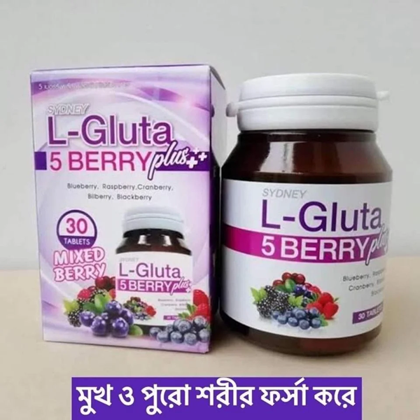 L-Gluta 5 Berry Plus Whitening Vitamins Tablets | Daraz.com.bd