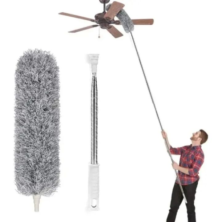 Expandable Microfiber Duster with Telescopic Handle – Long Extendable ...