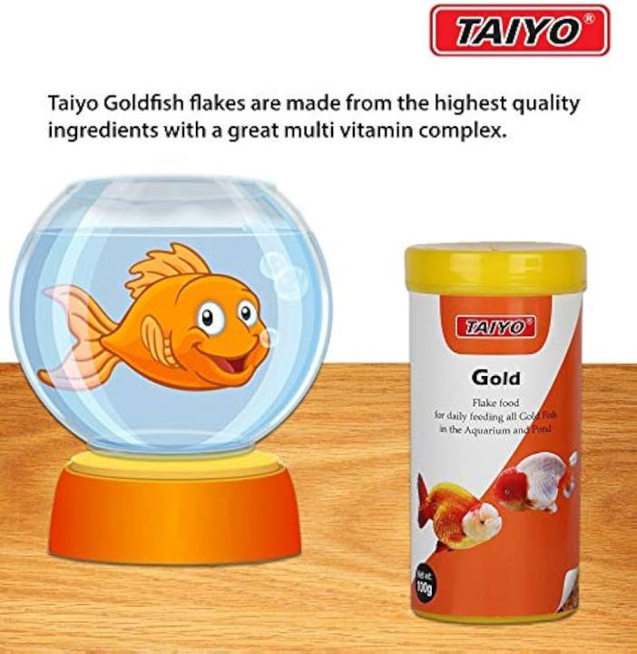 Gold Flake Fish Food 50g | Daraz.com.bd