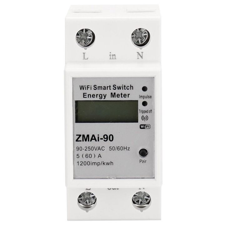 ZMAI-90 WIFI Smart Electricity Meter kWh Watt Meter | Daraz.com.bd