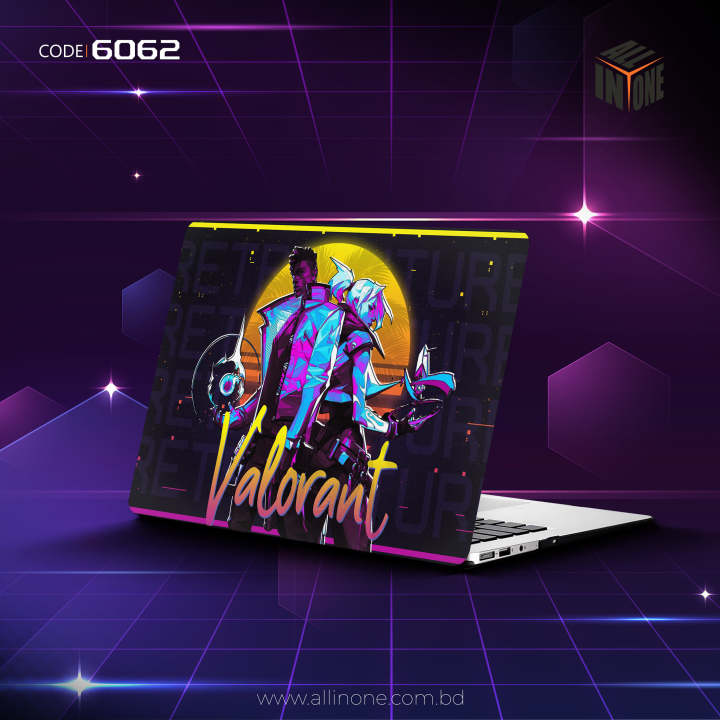Valorant Design Laptop Sticker | Daraz.com.bd