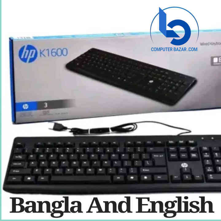 Ultra-Slim Designed USB Computer Desktop Keyboard with Bangla Alphabets ...