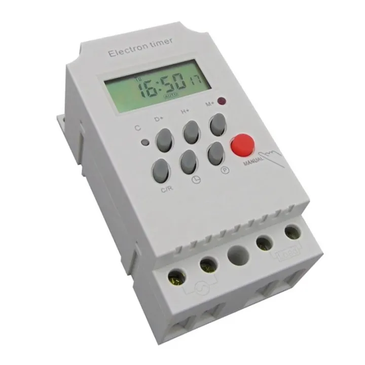KG316T-II Din Rail Microcomputer Time Control Switch AC 220V 25A DIGITAL TIMER SWITCH Relay ...