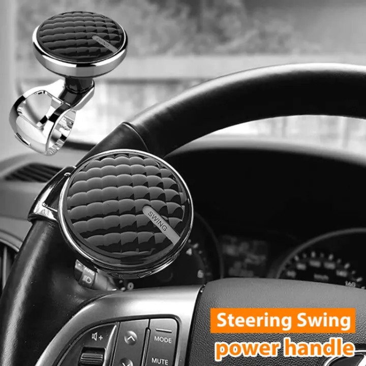 Steering Wheel power handle Universal wheel Spinner Knob in Black Color ...
