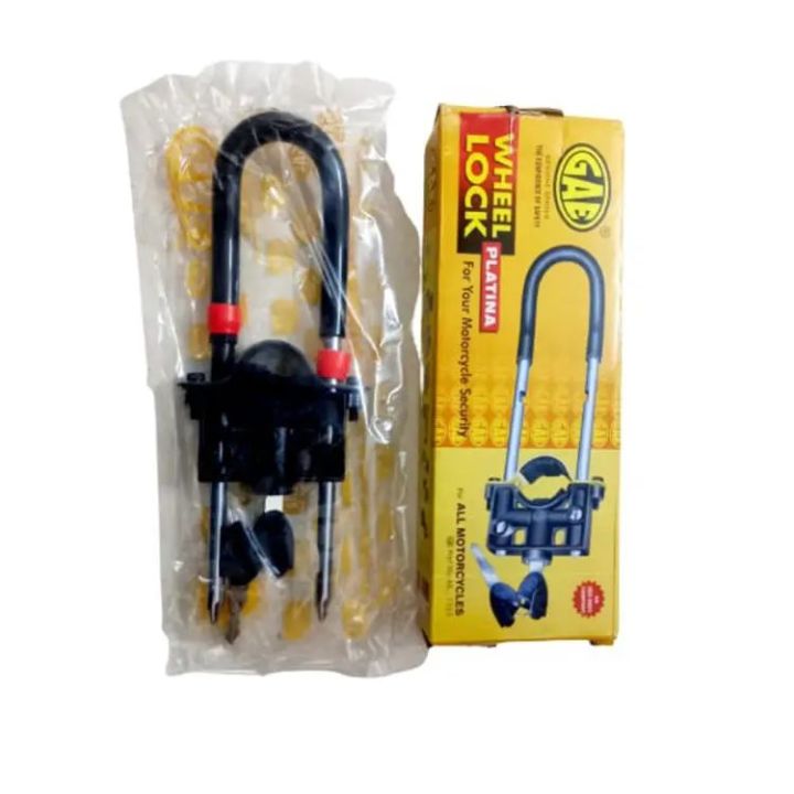 Gulati Anti-theft and waterproof Top Security Wheel Lock Platina ...