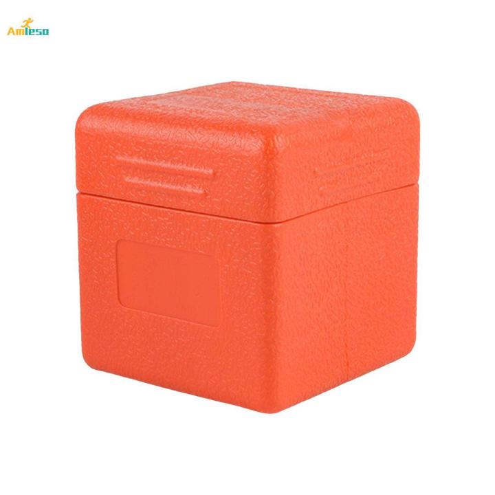 Camping Plastic Furnace Case with Lid Orange10x9x9cm | Daraz.com.bd