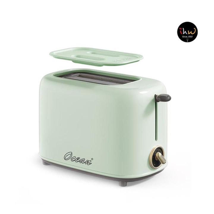 Ocean 2-Slice Bread Toaster with Dust Cover | Compact, Durable & Easy ...