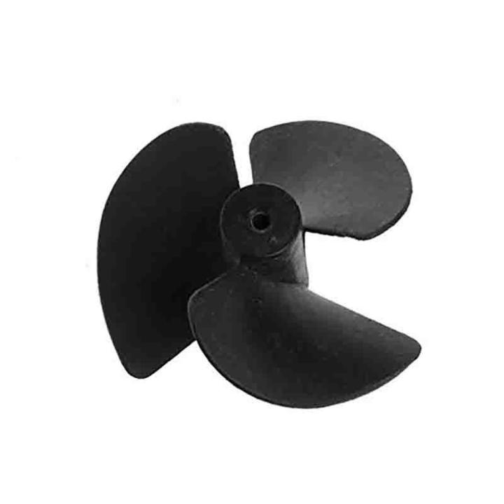 Nylon RC Boat 40mm Fan 3 Blade Shaft Hole 2mm Plastic 3 Vane Paddle ...