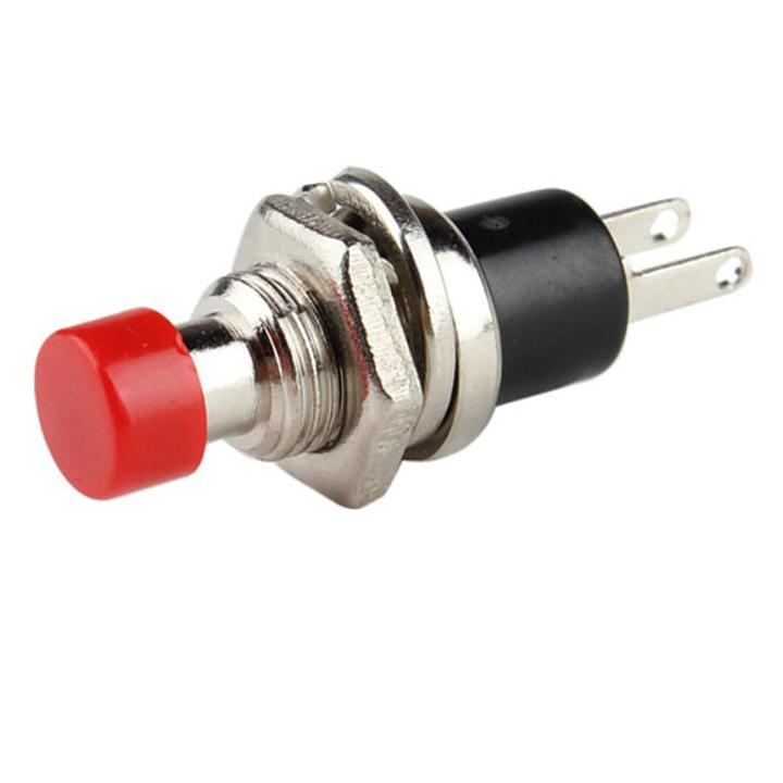 Red Push Button Electric Switch 2pin | Daraz.com.bd
