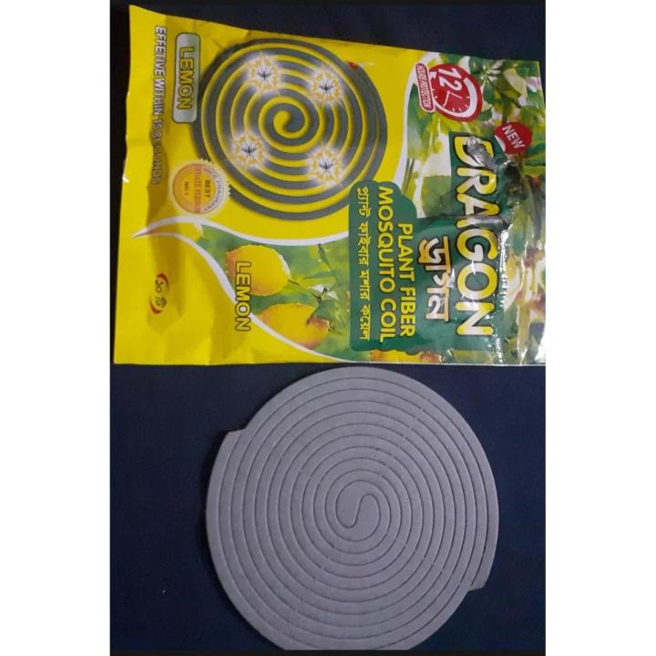 Dragon Mosquito Fiber Plant Coil (10 Pieces) | Daraz.com.bd