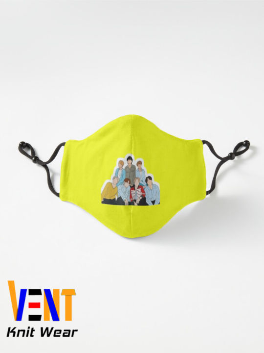 BTS Mask V Jin Suga J Hope RM Jimin V and Jungkook Six Layer Stylish ...